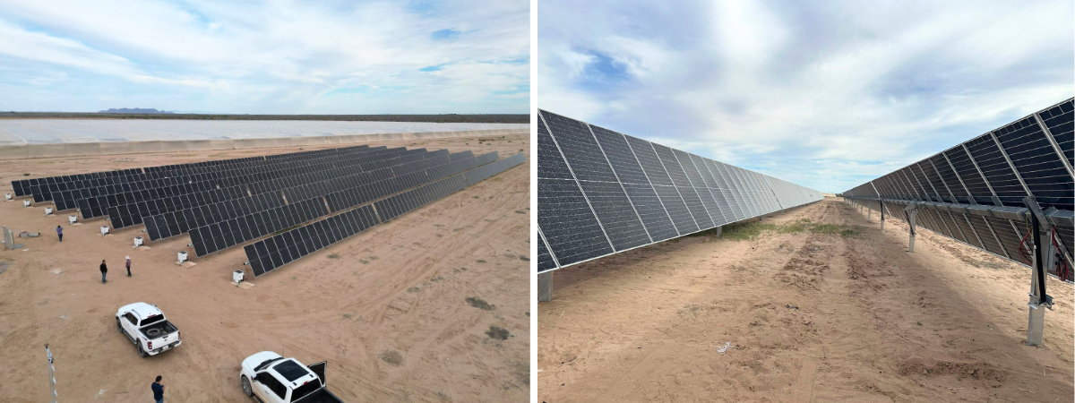 Kseng Solar Supplied KST-1P Solar Tracker to Solar Project in Mexico
